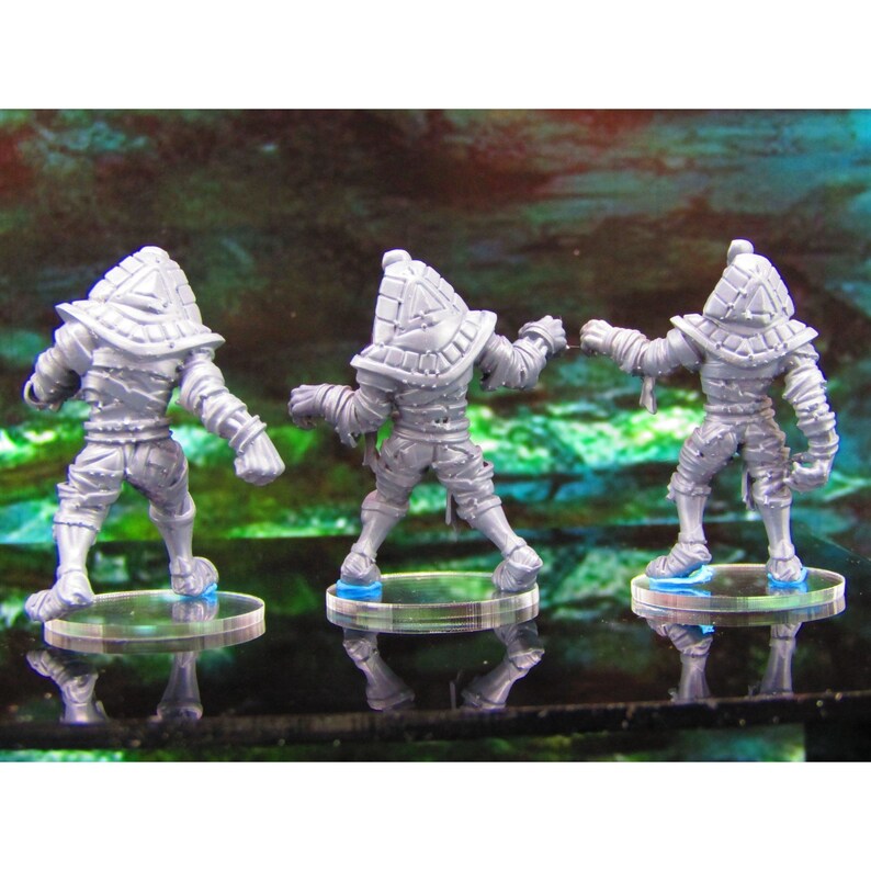 Mummy Pharaoh 3pc Set Mini Miniature Model Character Figure 28mm/32mm ...