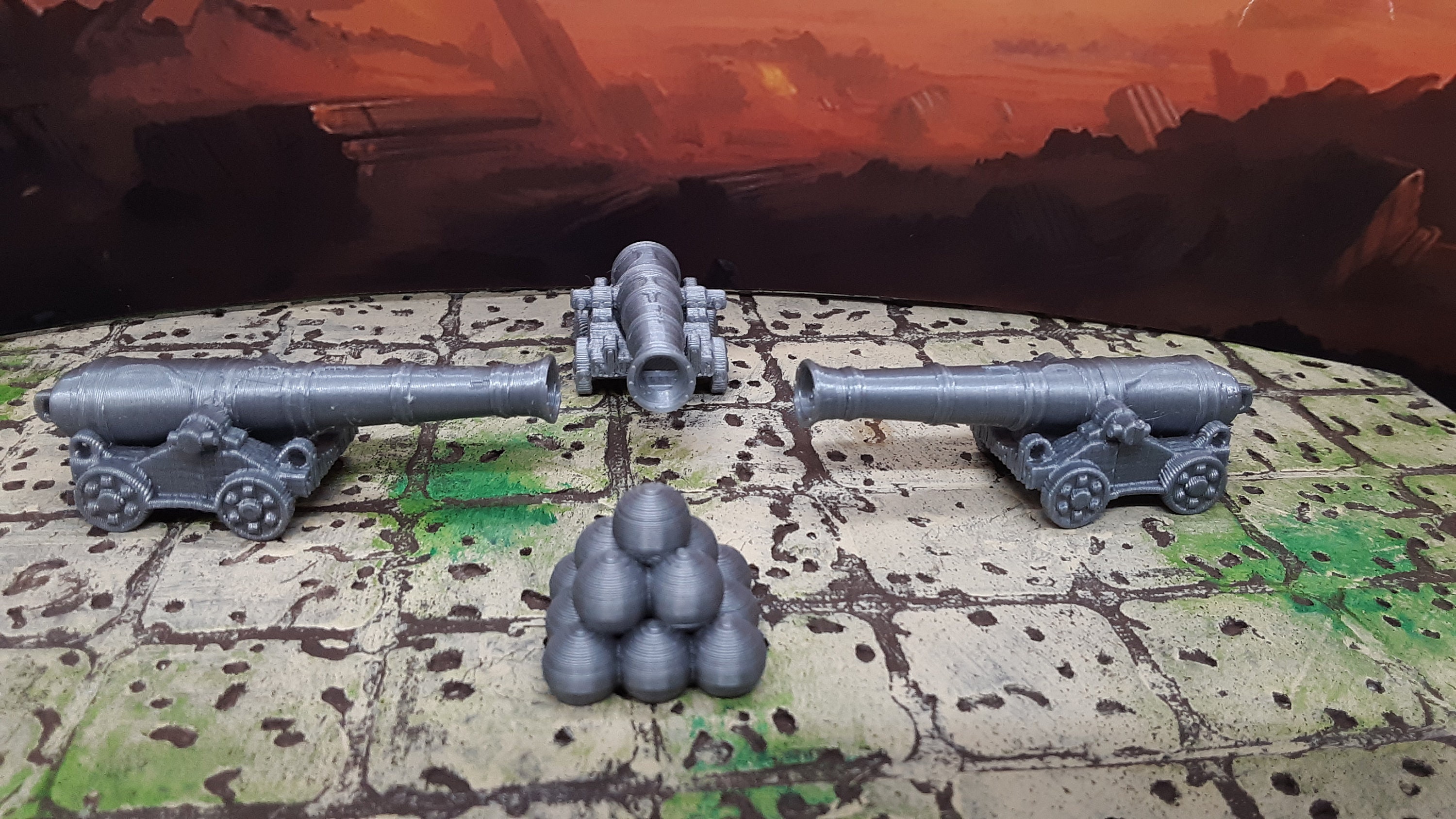 Lot of 3 Cannons Siege Weapons Pirate Ship Etc. 28mm Scale - Etsy