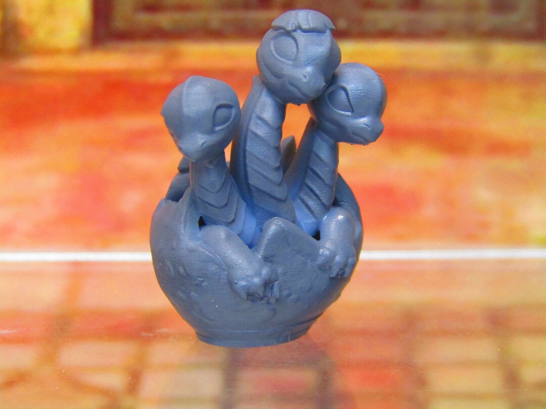 Baby Hydra in Shell Monster Companion Mini Miniatures 3D Printed Model ...