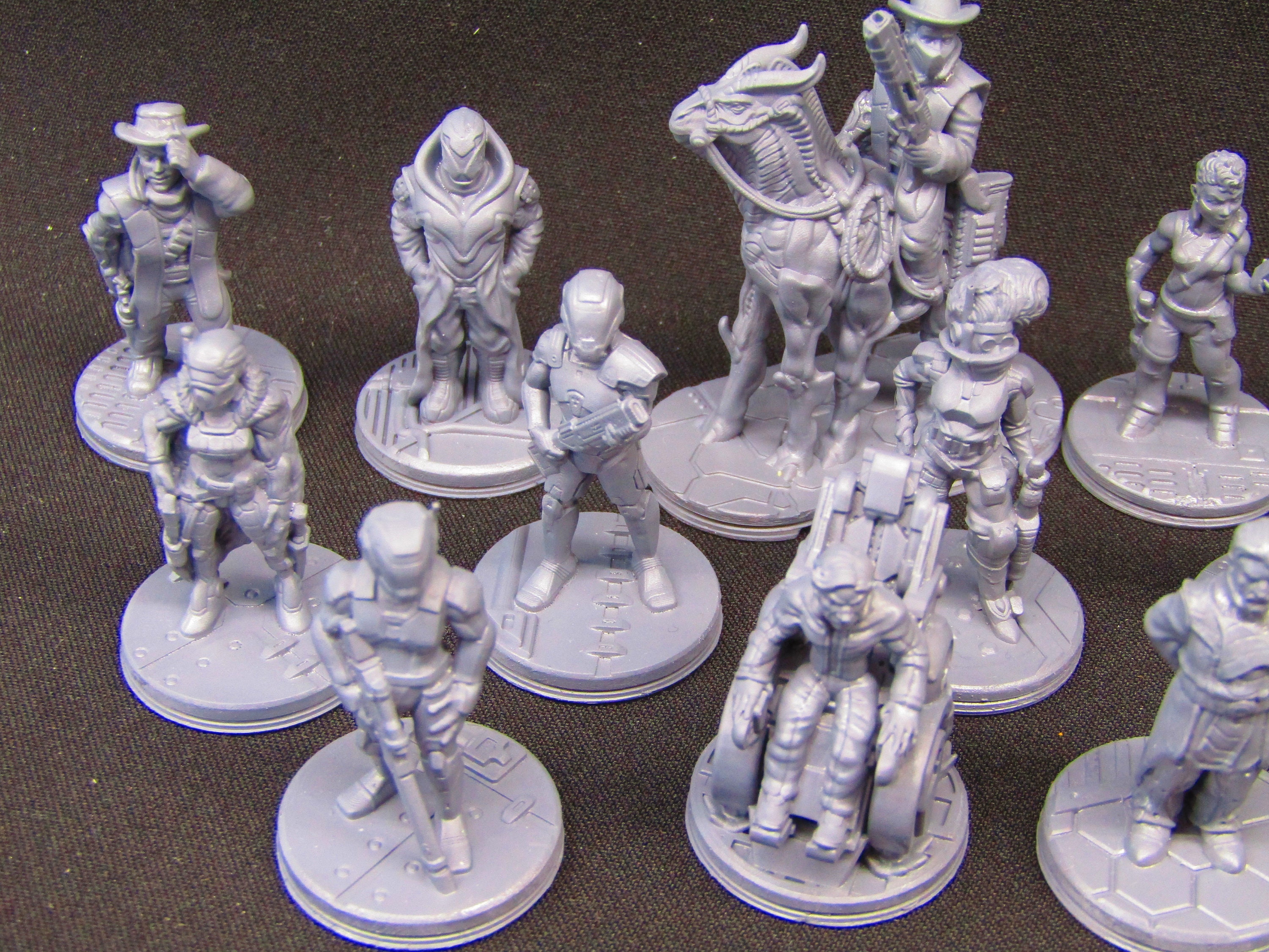 Miniature Toys Role Playing Miniatures Sci Fi Mini Set 5-14pc Novus ...