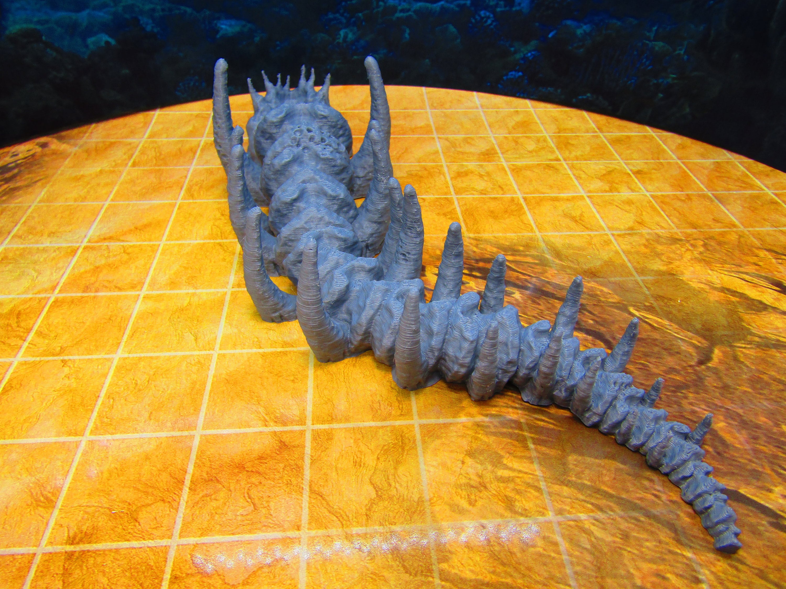 Sea Monster / Dragon Spine and Ribcage Bones Scenery Scatter Terrain ...