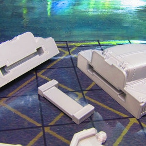 Hover Car Vehicle Transportation Terrain Scenery Miniature 3D Printed ...