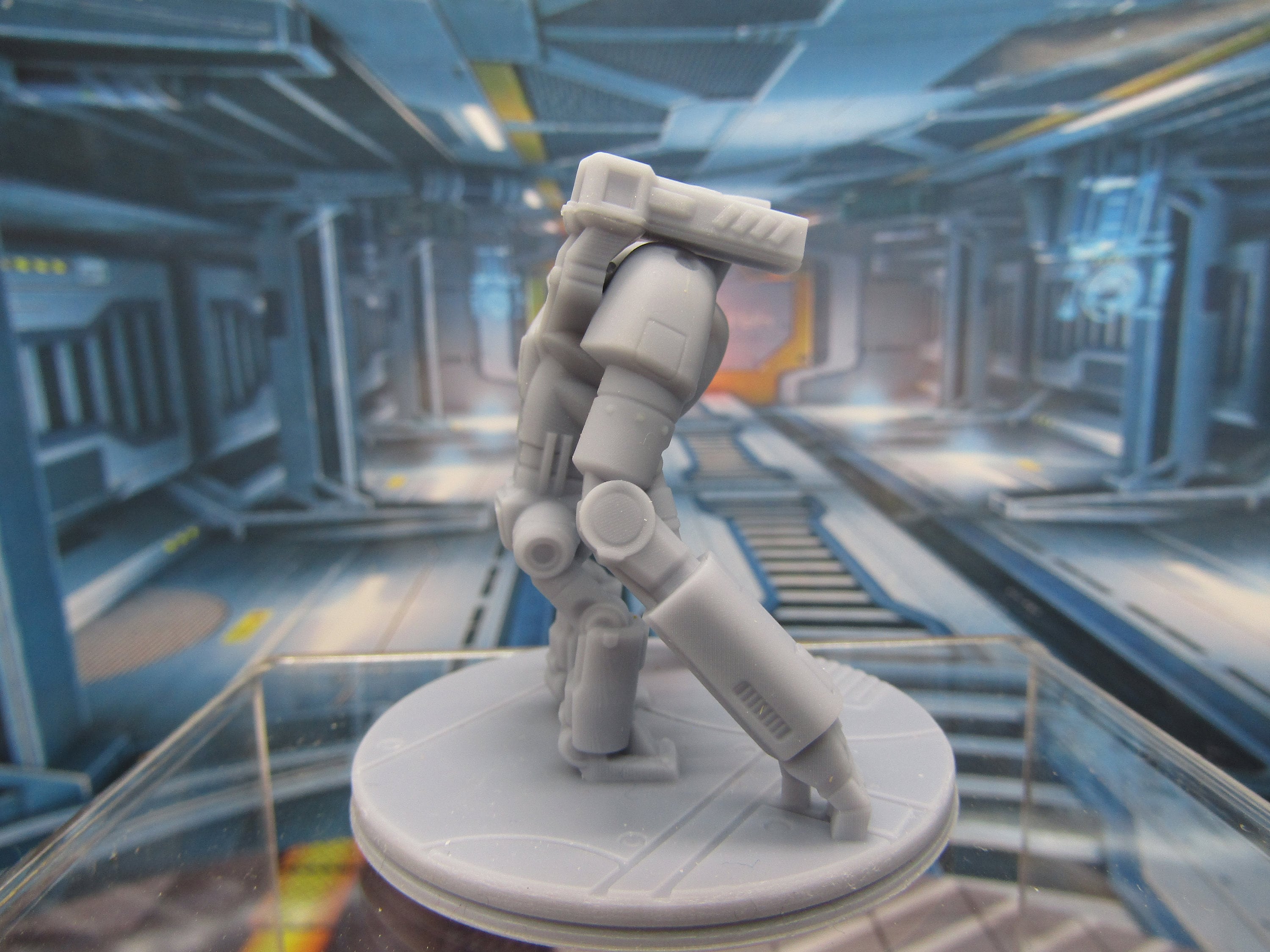 Modded R-Cee Loader Robot Droid w/ Shoulder Cannon Mini | Etsy