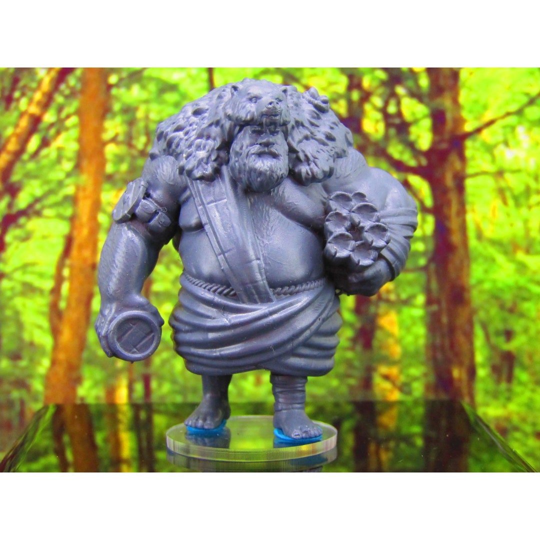Hill Giant Mini Miniature Model Character Figure 28mm/32mm Scale RPG ...
