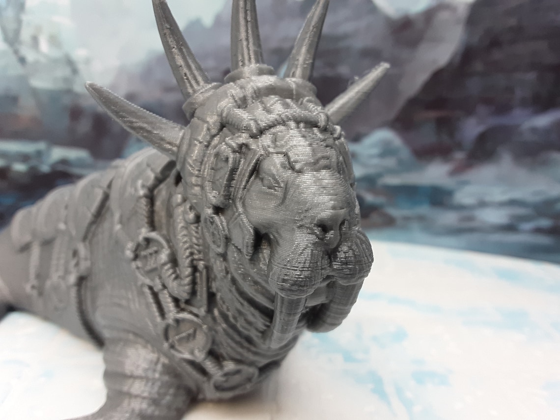 Walrus God 28mm Scale Figure RPG Fantasy Games Dungeons & | Etsy