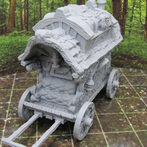 Aristocrat Carriage Wagon & Horse Scenery Terrain 3D Printed Model 28 ...