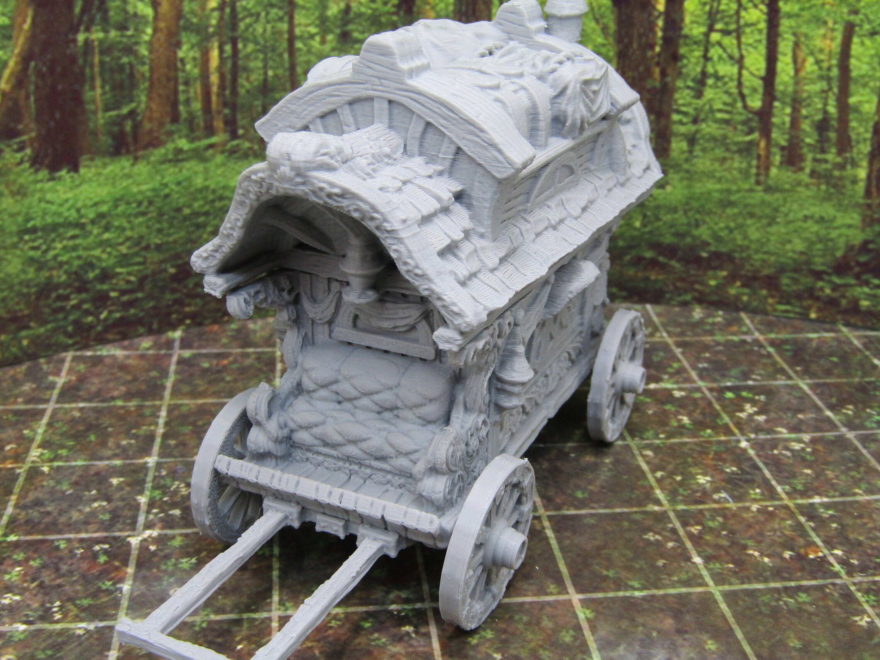 Aristocrat Carriage Wagon & Horse Scenery Terrain 3D Printed Model 28 ...