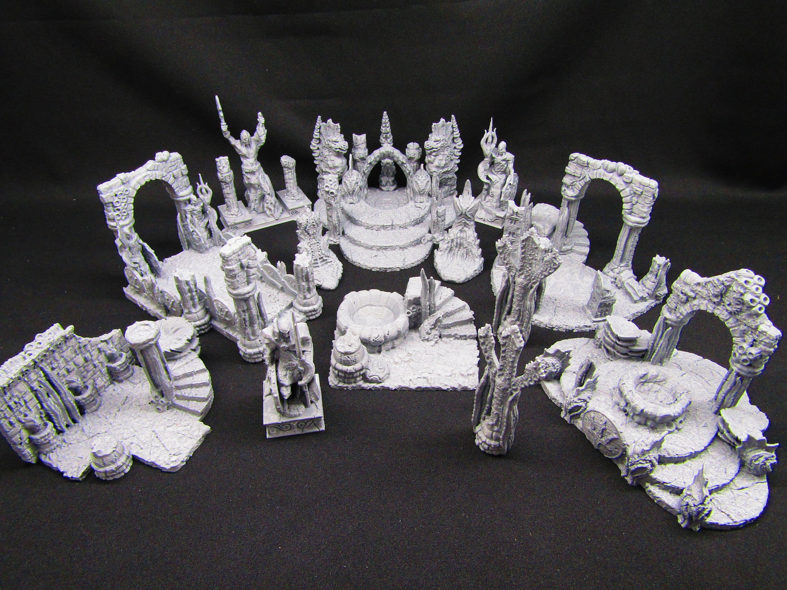 Atlantis Themed Fish Tank