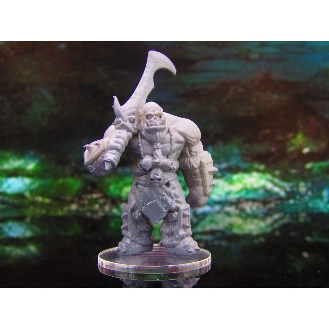 Orc Guard Soldier With Sword Mini Miniature Model Character Figure 28mm ...
