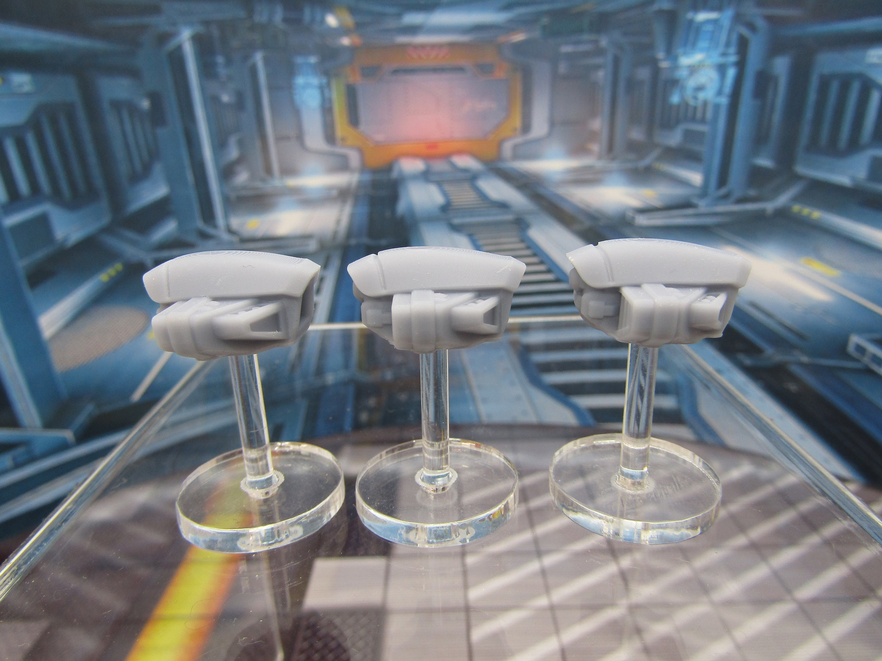 Lot of 3 Scout Drones w/ Flight Stands Mini Miniature 3D | Etsy