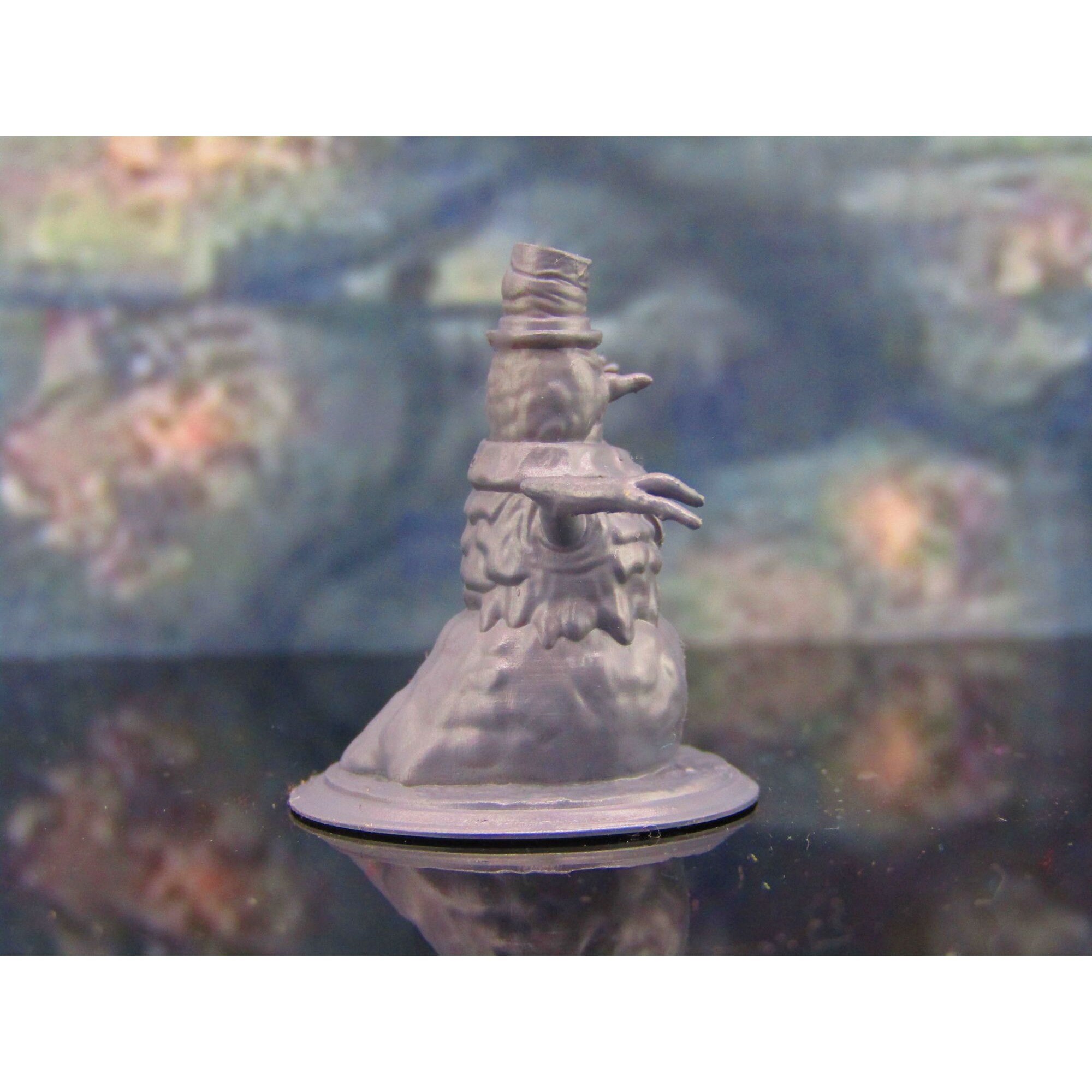 Evil Snowman Mimic Monster Mini Miniature Model Character Figure 28mm ...