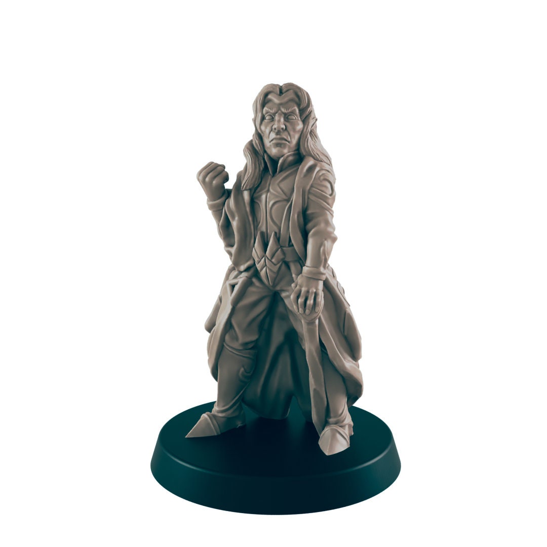 Elf Mini | Noble Royalty | Male Townsfolk NPC Figure | Dnd Wargaming ...