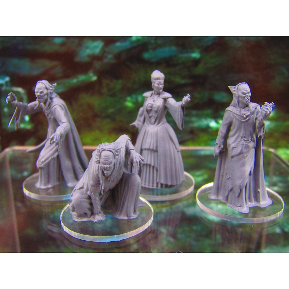 4pc Vampires Mini Miniatures 3D Printed Model Figure 28/32mm | Etsy