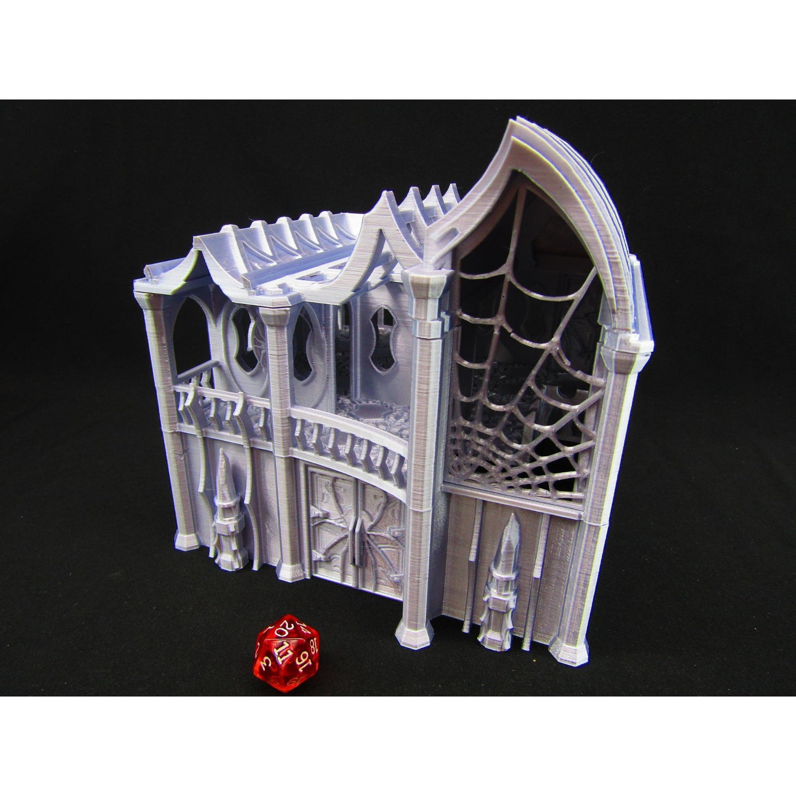 Dark Elf Nobles House Mansion Scatter Terrain Scenery 3D Printed Mini ...