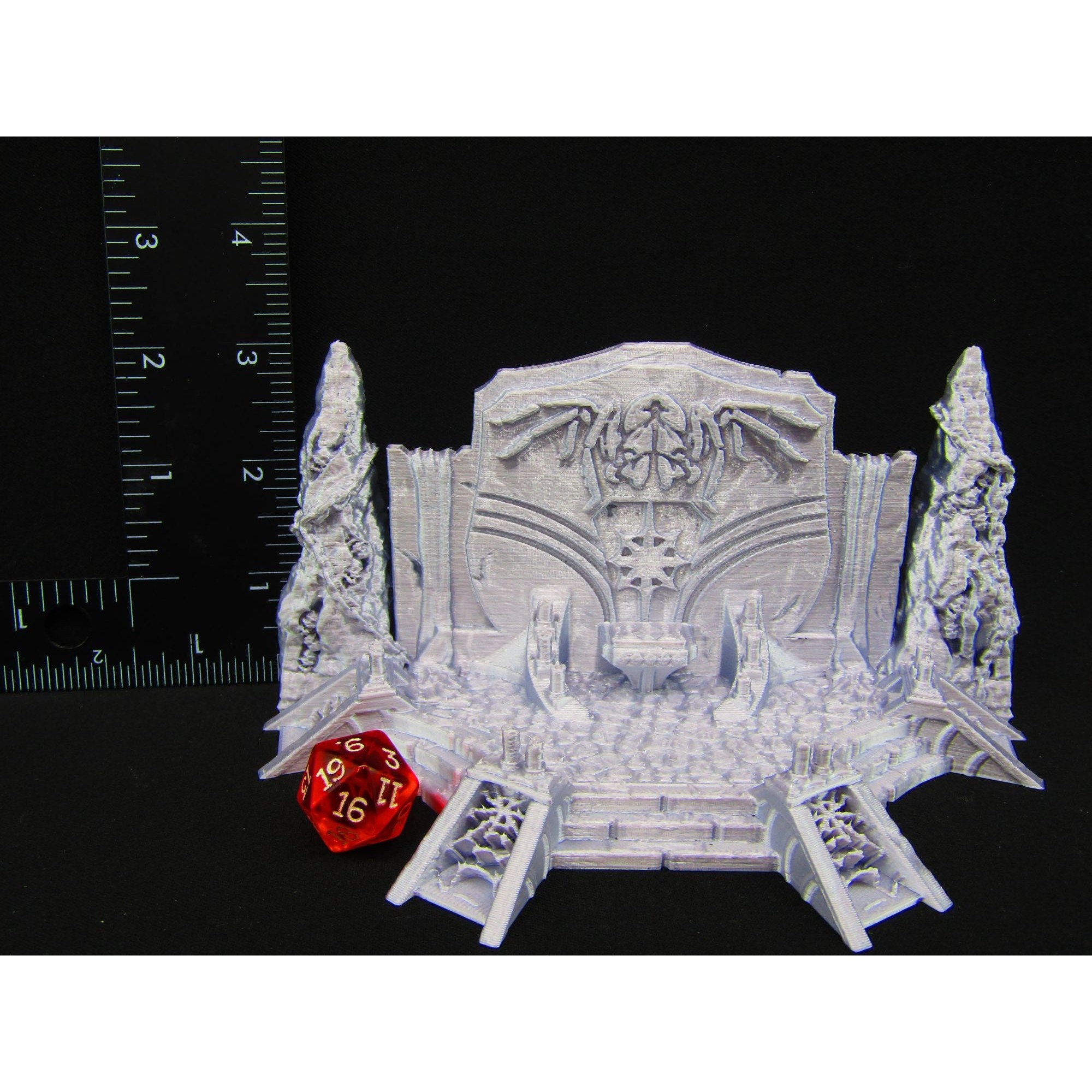 Spider Queen Throne and Dais Scatter Terrain Scenery 3D Printed Mini ...