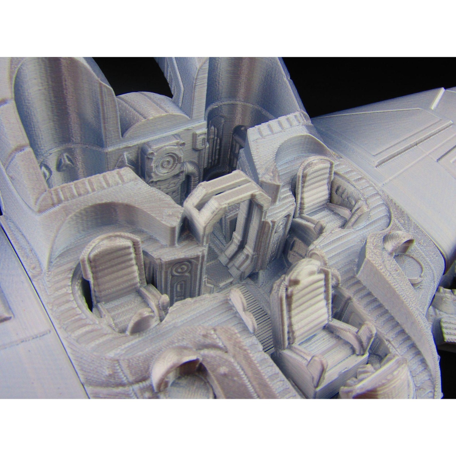 Large Modular Starfighter "sparrowhawk" Space Ship Scenery Scatter ...