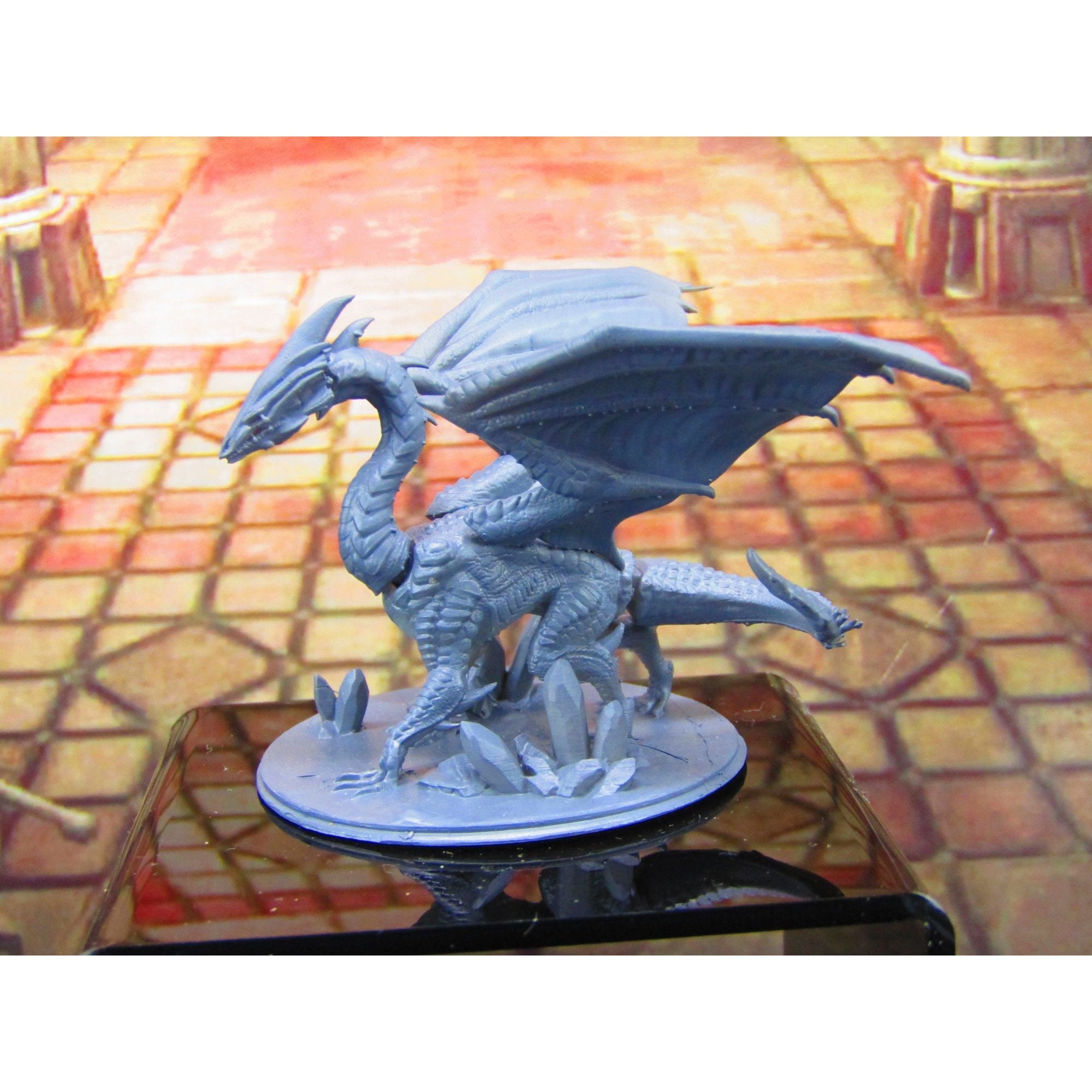 Underground Cave Dragon of the Depths Mini Miniature Model Character ...