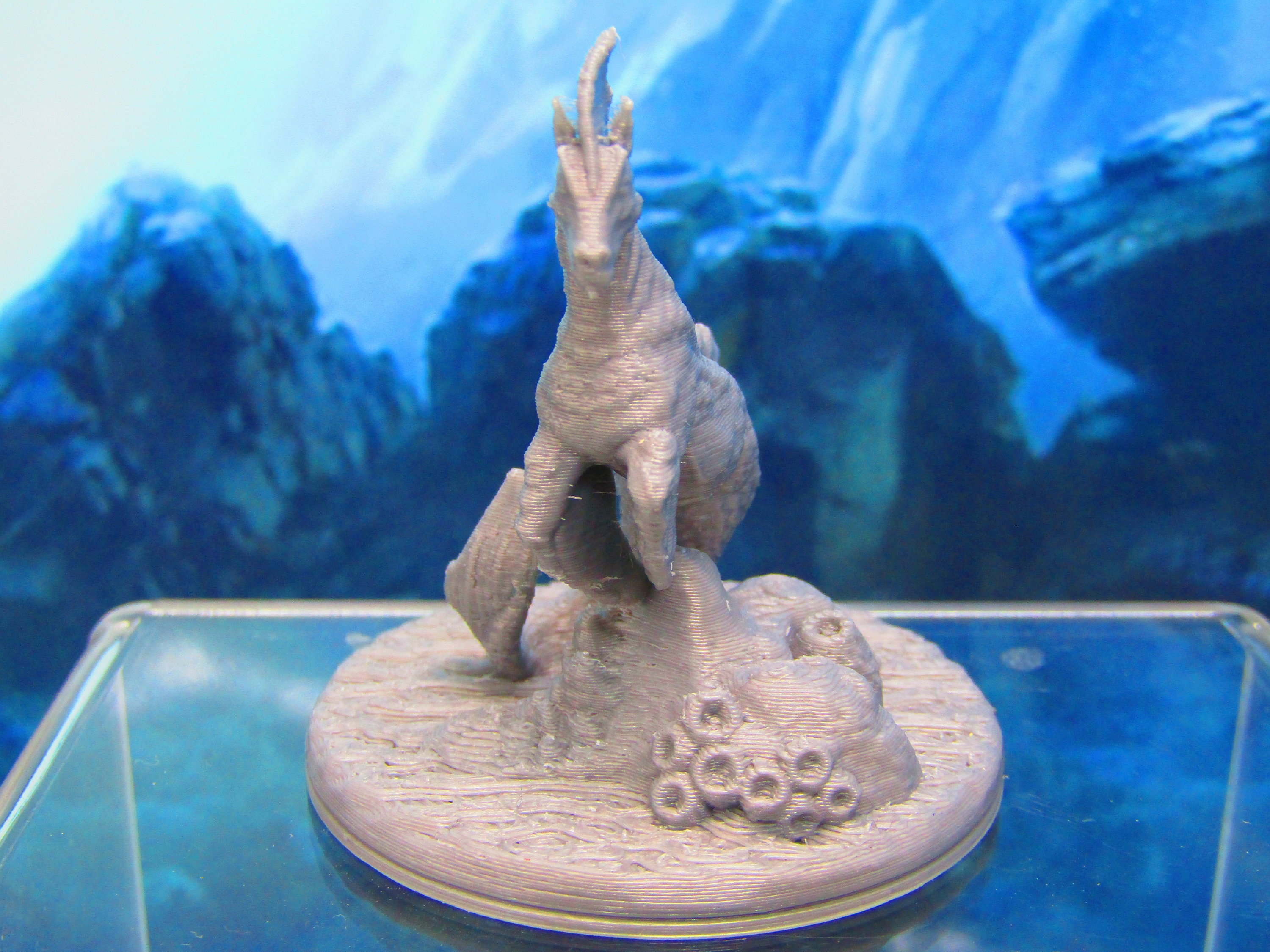 Hippocampus Sea Horse Monster Mini Miniature 3D Printed Figure - Etsy