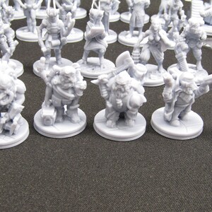 Sci Fi Mini Set 48 Pc the Ignis Quadrant EC3D Miniatures Set 3D Printed ...
