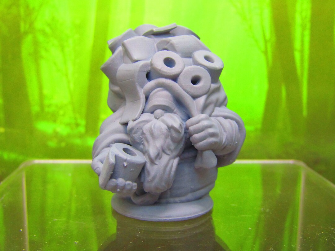 Dwarven Travelling TP Toilet Paper Merchant Mini Miniature 3D Printed ...