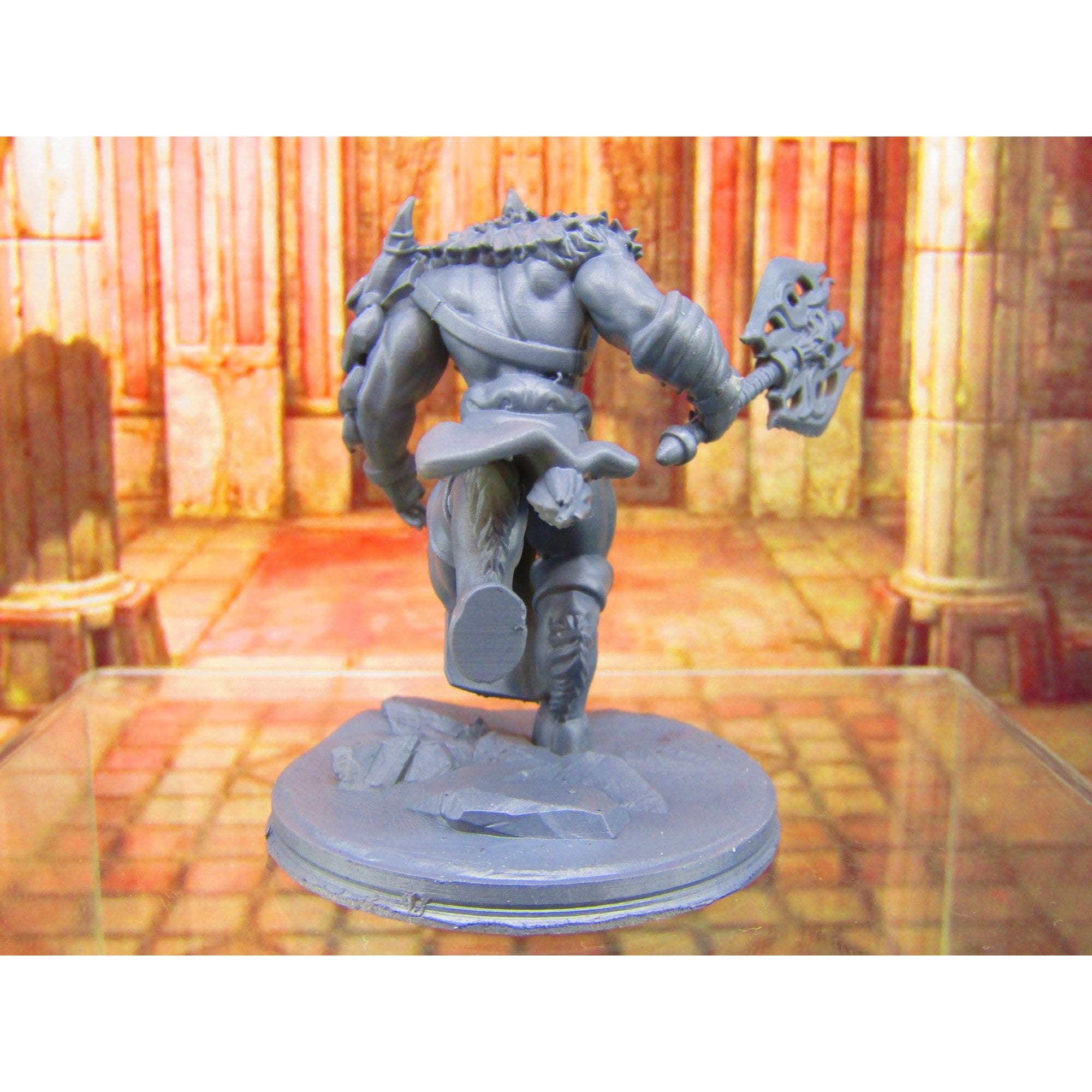 Minotaur Greek Mythology Bull Man Mini Miniature Figure 3D | Etsy