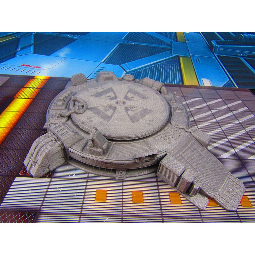 Space Ship Starfighter Landing Pad Scenery Scatter Terrain 3D Printed ...