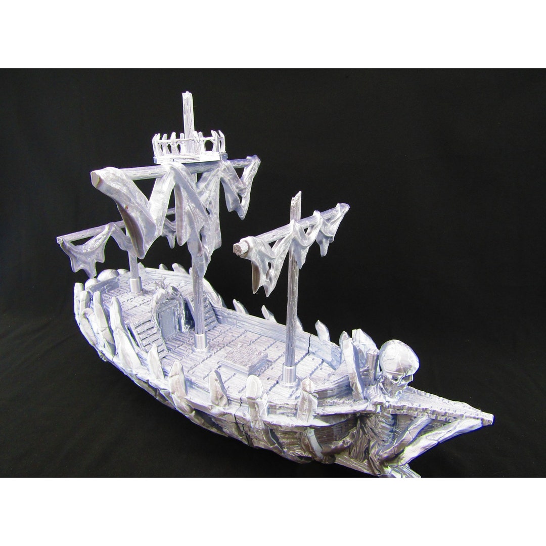 Devil's Scorn Undead Pirate Ship Haunted Boat Scatter Terrain Scenery ...