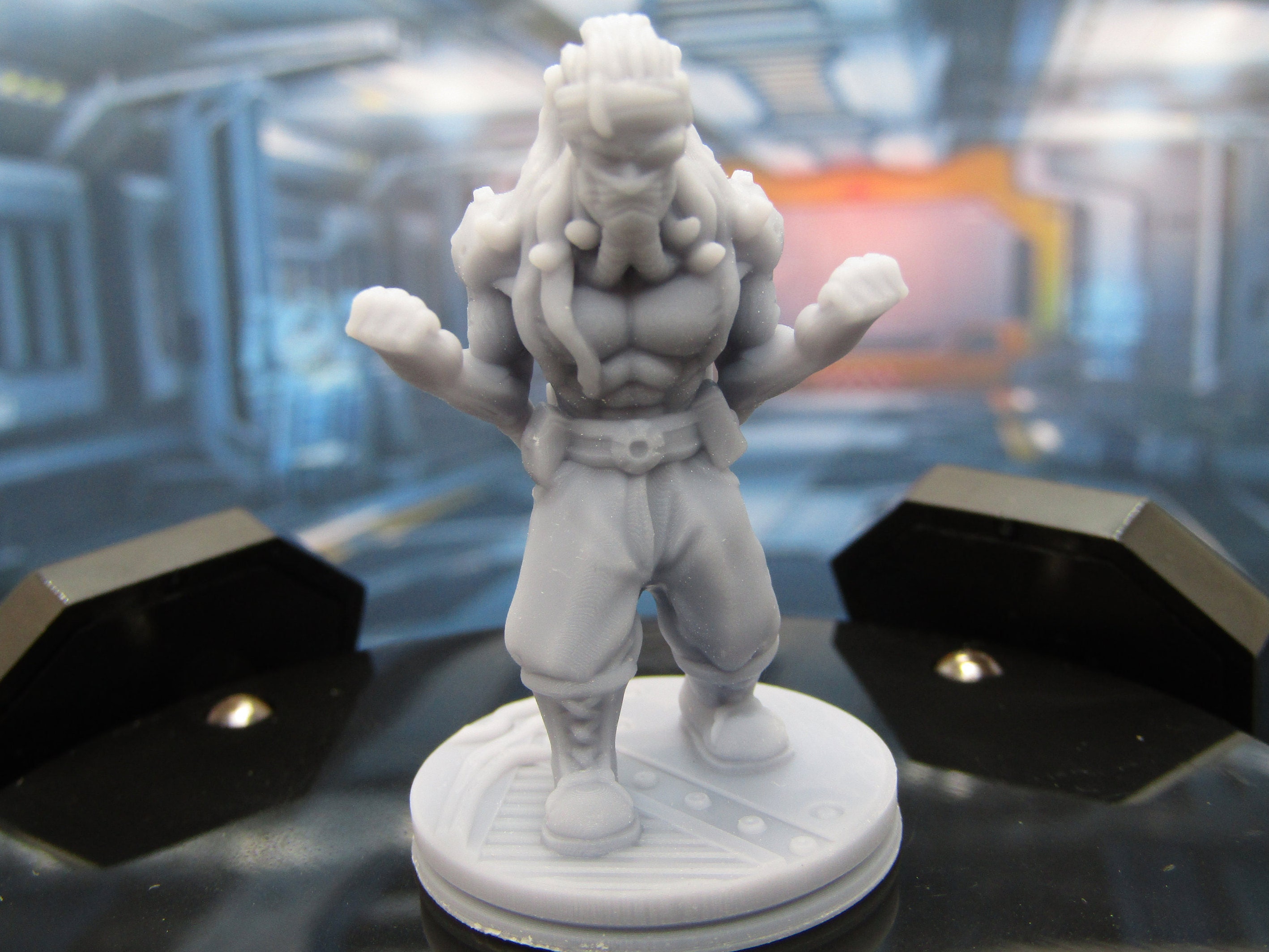 Figurines Art & Collectibles Mini Space Crew Resin Print Figures etna ...