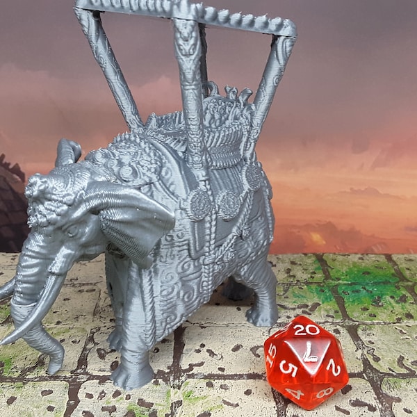 Elephant With Howdah - Etsy