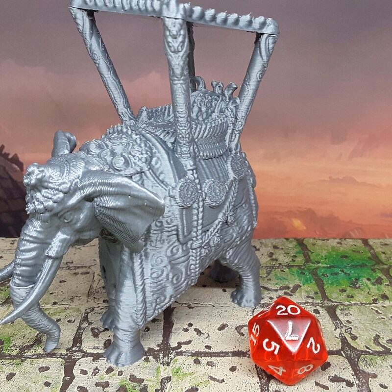 Elephant With Howdah - Etsy