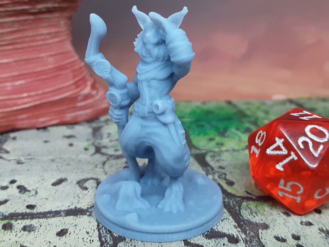 Catfolk Guide Fortune Teller Mini Miniature Figure for RPG Fantasy ...