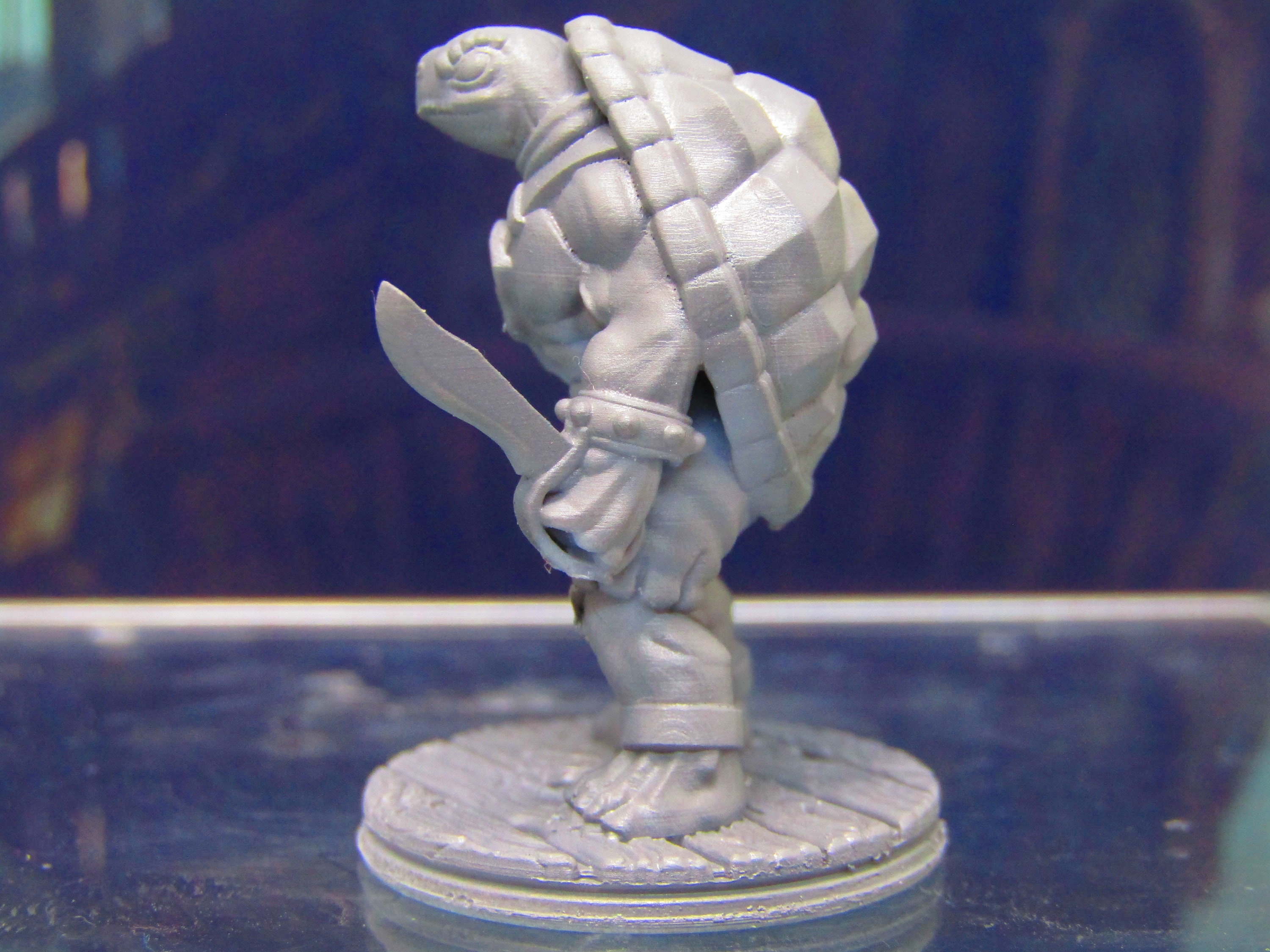 Tortle Pirate Dual Wielding Mini Miniature Figure 3D Printed Model 28 ...