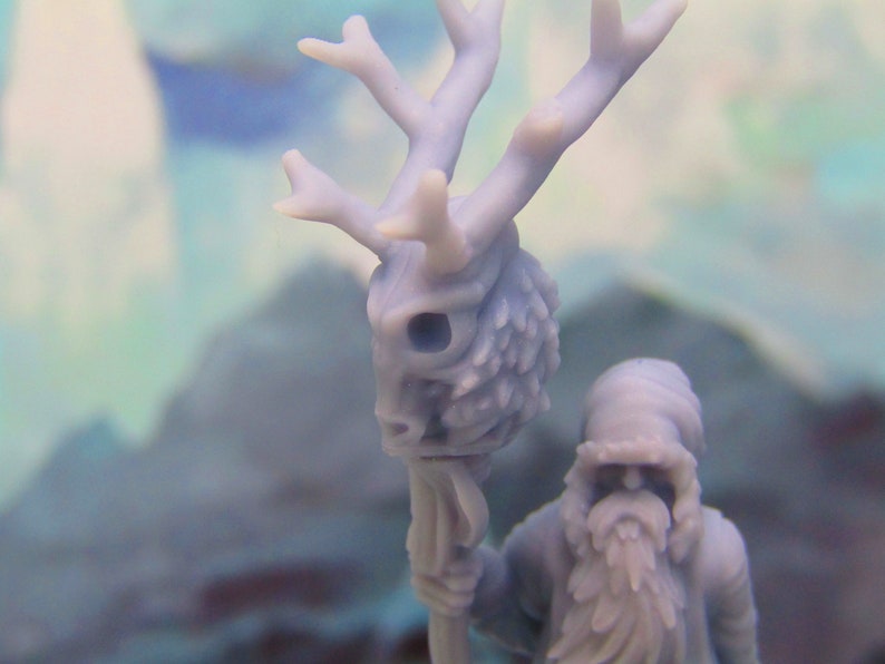 Druid Santa Claus Saint Nick 28mm Scale Figure RPG Fantasy | Etsy