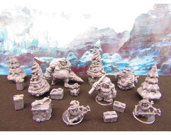 Miniature Christmas Figures - Etsy