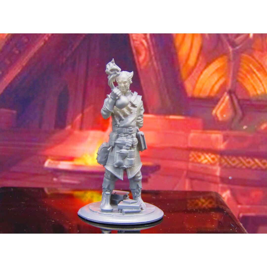 Male Alchemist Alchemy Mad Scientist Mini Miniature Model Character ...