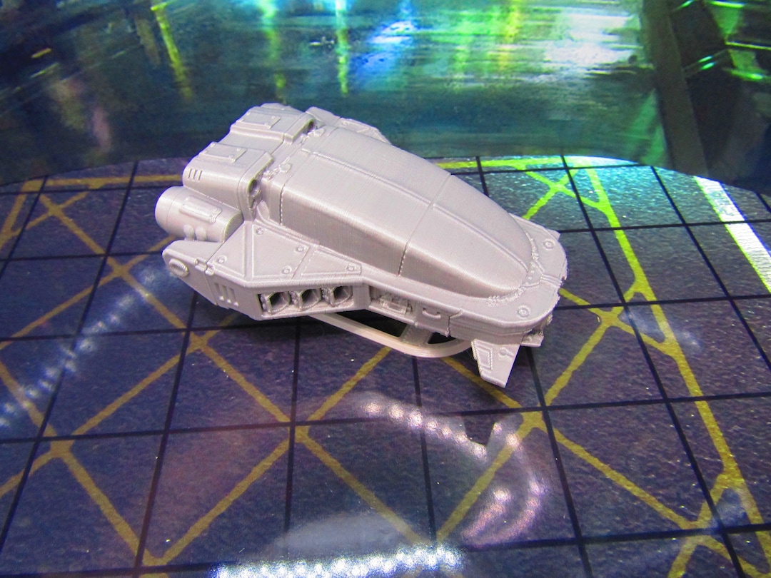 Hover Car Vehicle Transportation Terrain Scenery Miniature 3D Printed ...