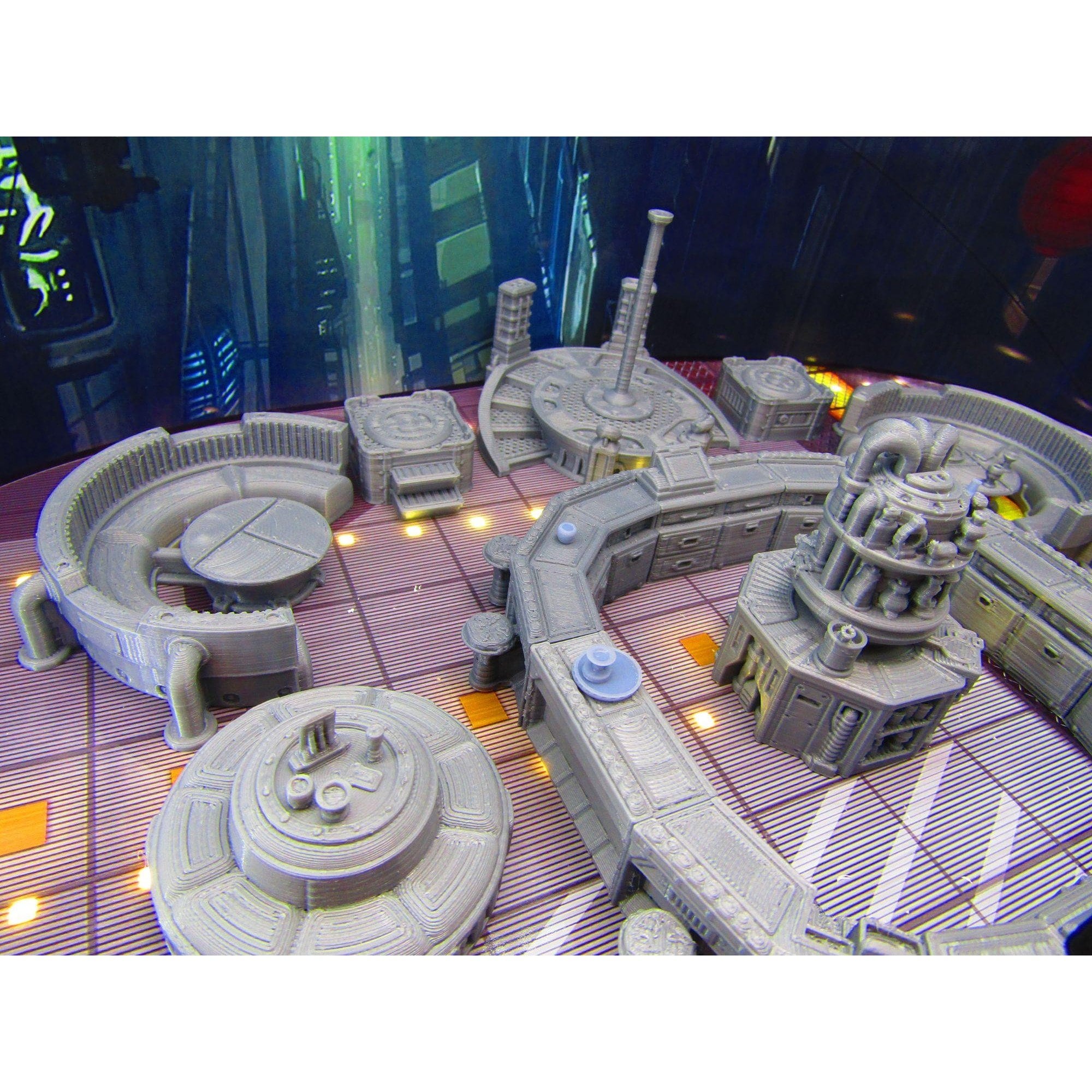 36pc Sci Fi Modular Bar Night Club Scenery Terrain Set 3D | Etsy