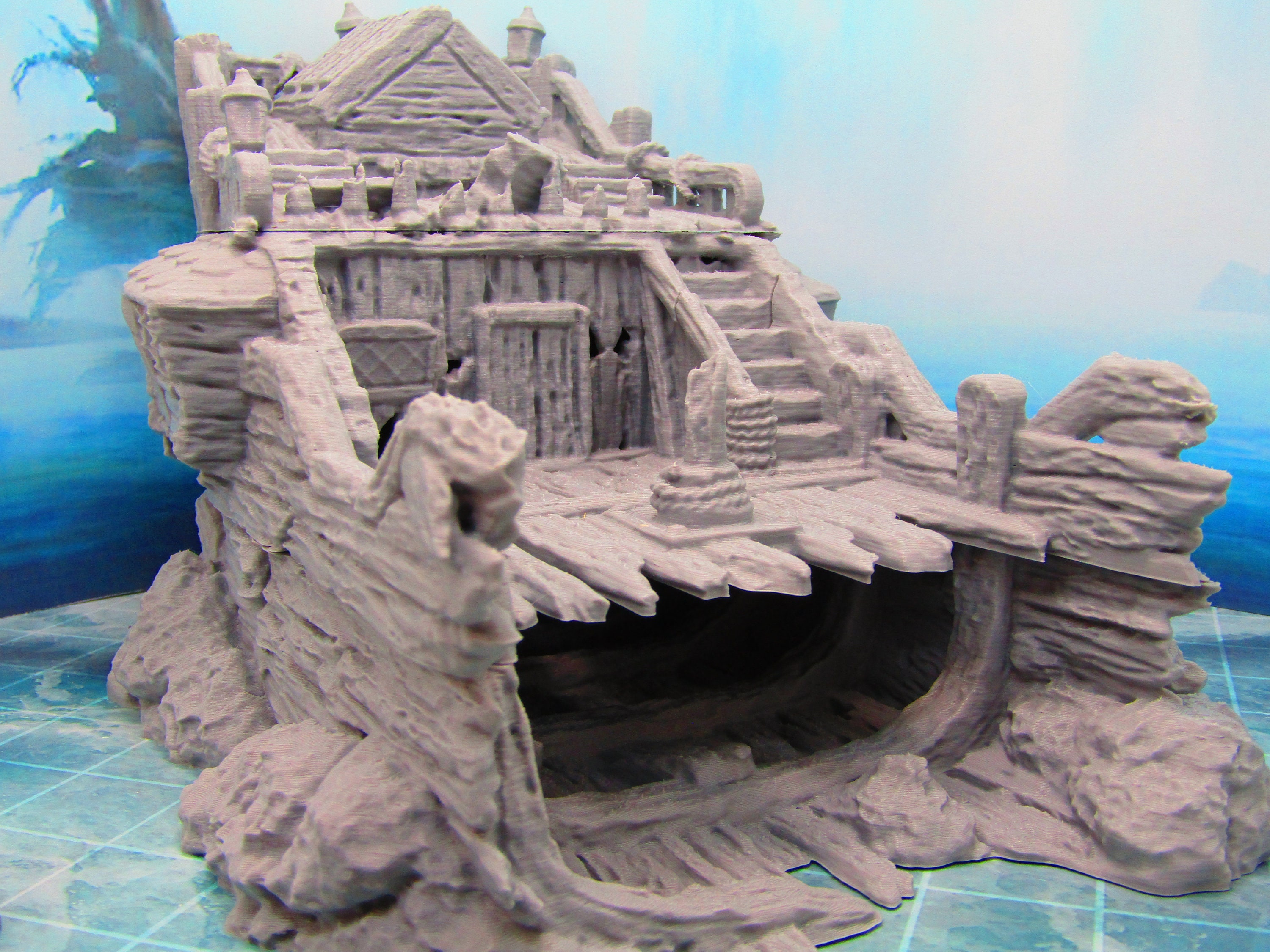 Ship Wreck Mini Miniature Figure 3D Printed Model 28/32mm | Etsy