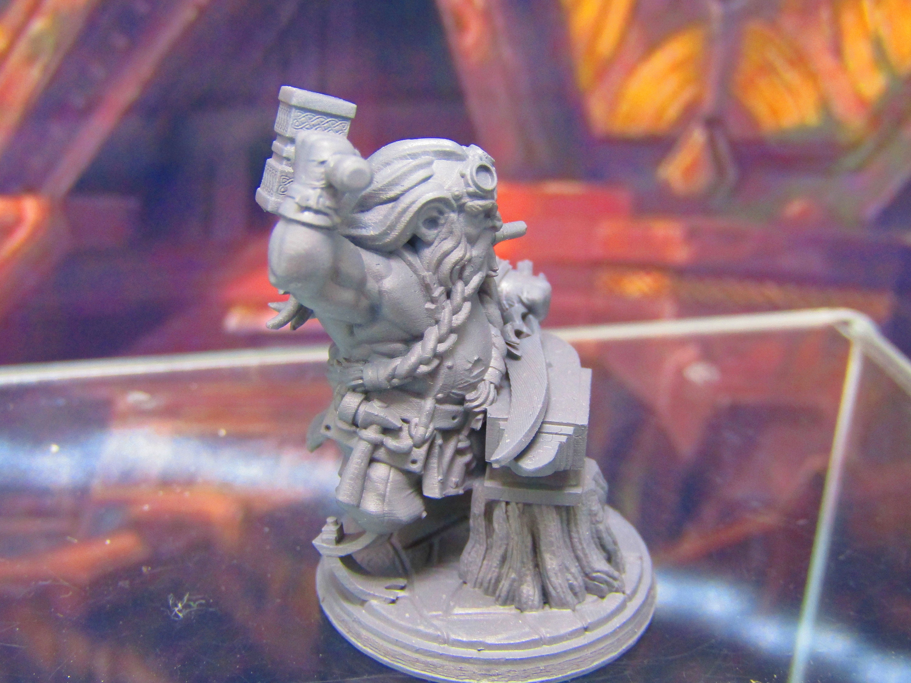 Dwarven Blacksmith / Weaponsmith Mini Miniatures 3D Printed Model 28 ...