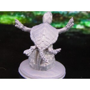 Undead Underwater Skeleton Sea Turtle Pose B Mini Miniature - Etsy