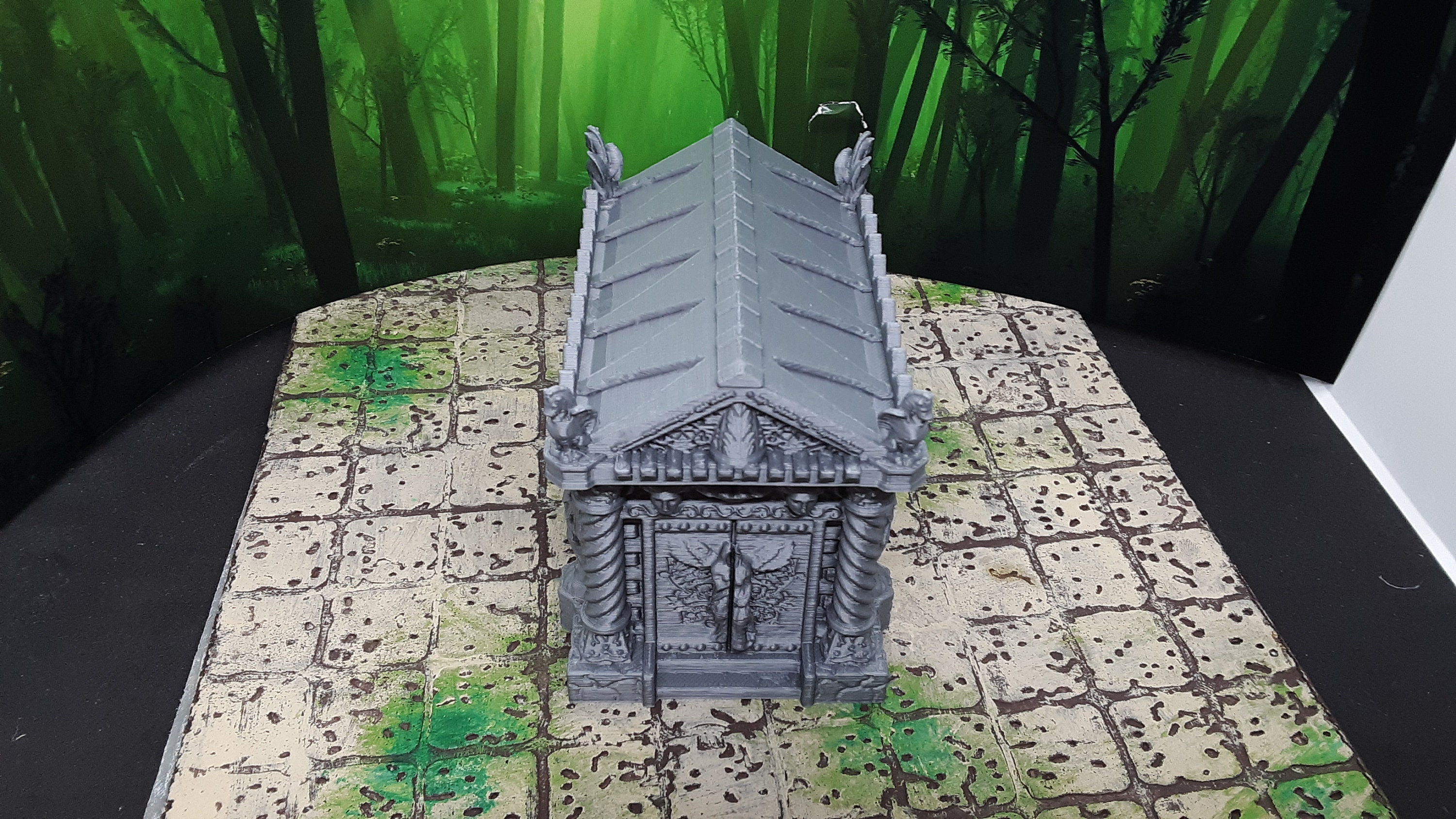 Cemetery Mausoleum Tomb 28mm Scale Fantasy Terrain Tile | Etsy