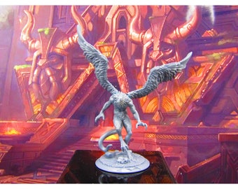 Demon Vrock Mini DND Pathfinder Dungeons & Dragons RPG - Etsy