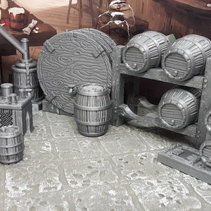 15 Piece Dwarven Ale Works 28mm Scale Fantasy Scatter Terrain ...