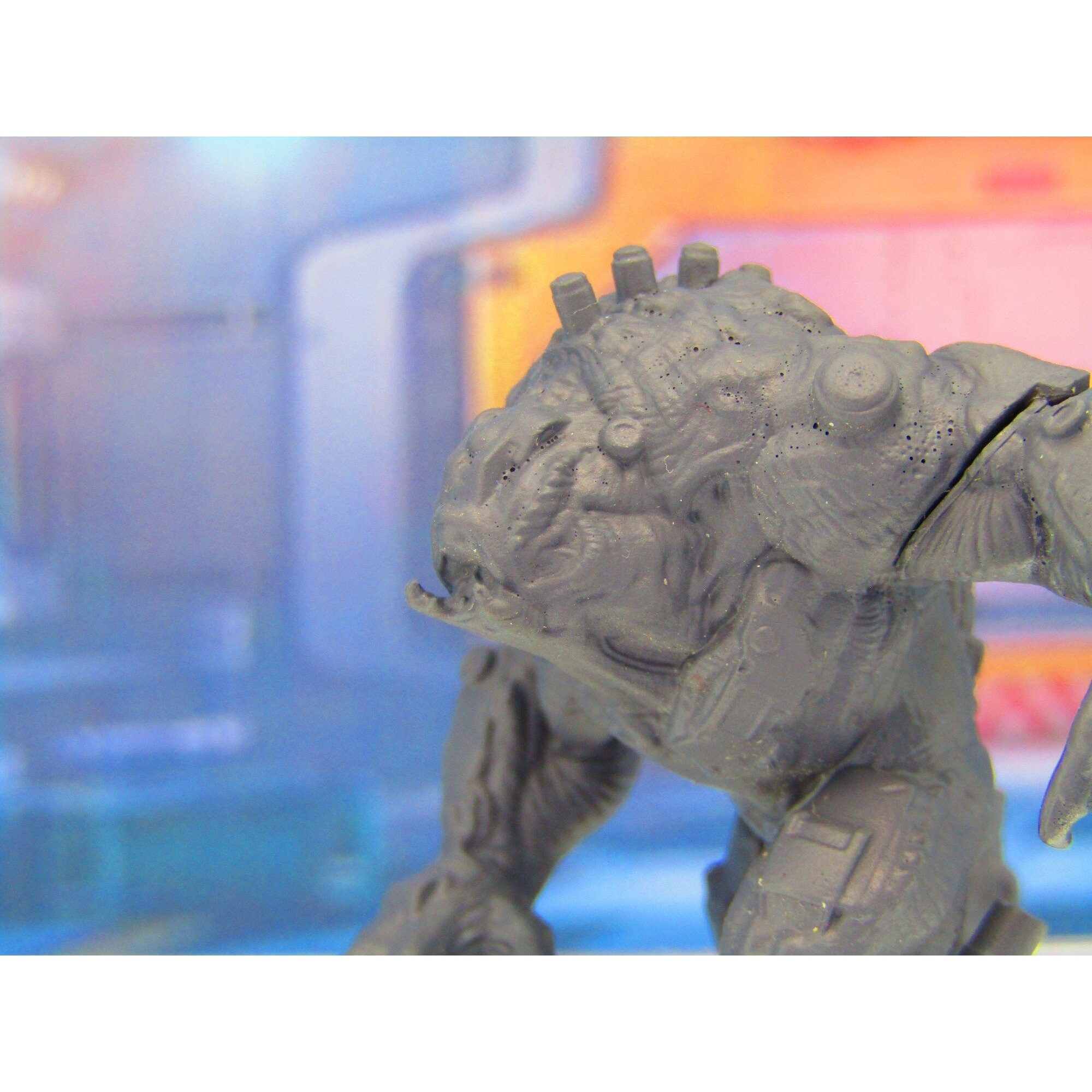 Space Behemoth Spaceship Monster Mini Miniature Figure 3D | Etsy