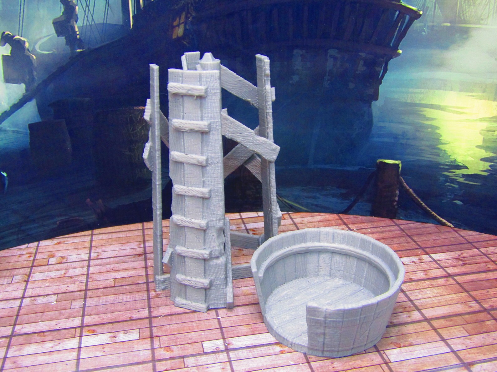 Crow's Nest Pirate Ship Watchtower Scatter Terrain Scenery | Etsy