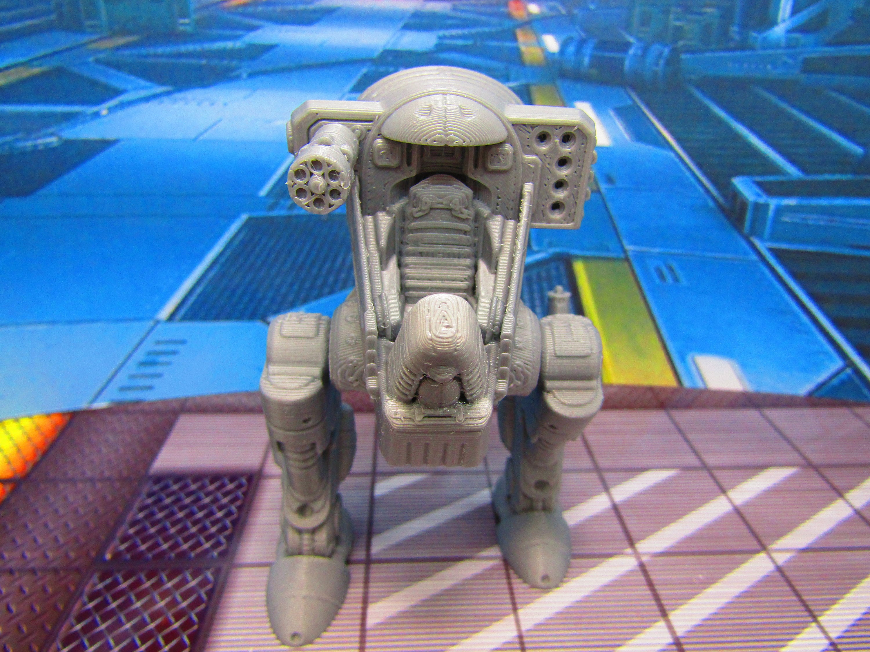 Battle Mech Small Attack Walker Miniature Mini Scatter Terrain | Etsy