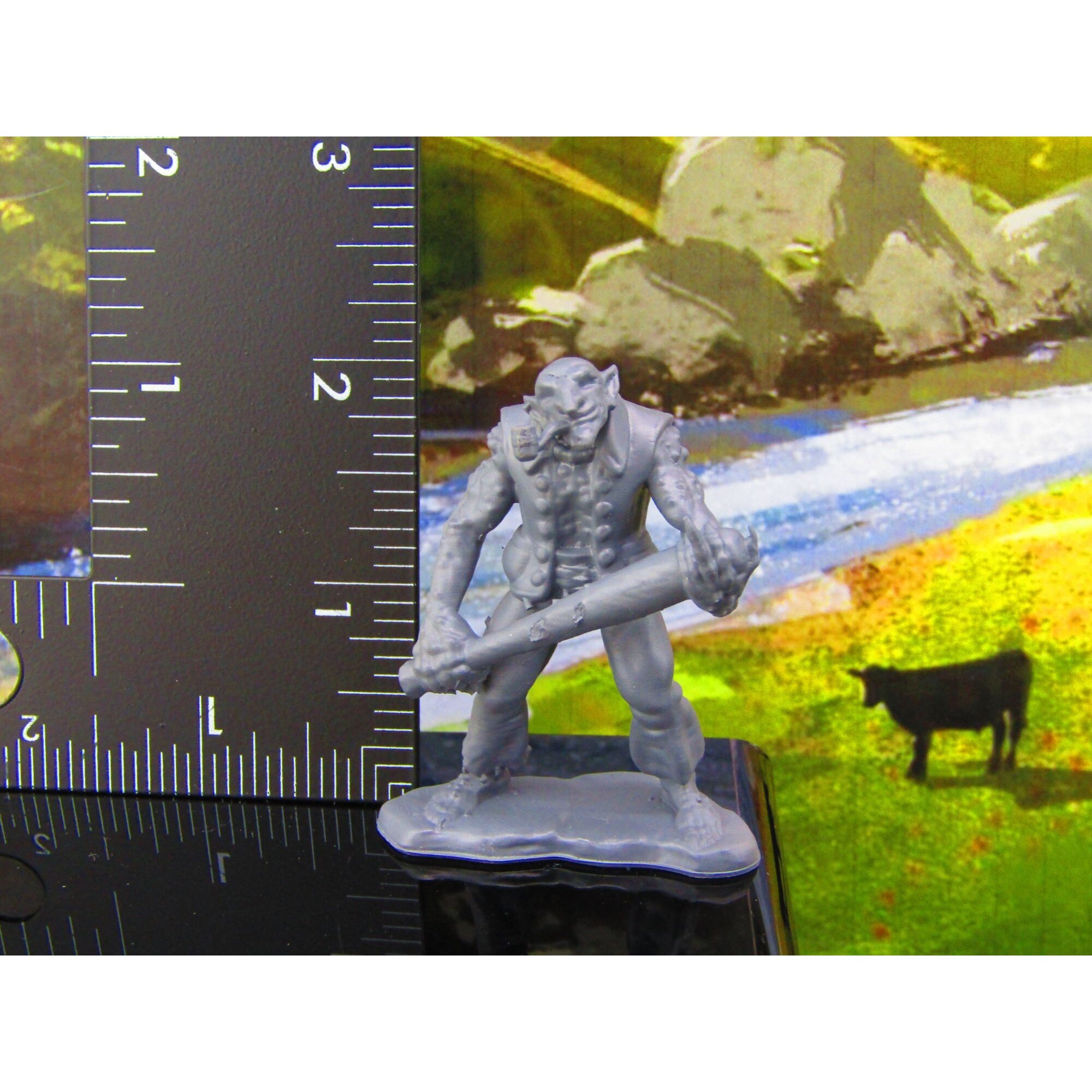 Gangster Troll Smoking Pipe W/ Bat Monster Encounter Mini - Etsy