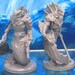 Merrow Merman Monster Sea Creature Pair Mini Miniature Figure | Etsy