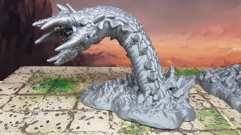 3 Piece Giant Desert Sandworm Mini Miniature Figure 28-32mm | Etsy