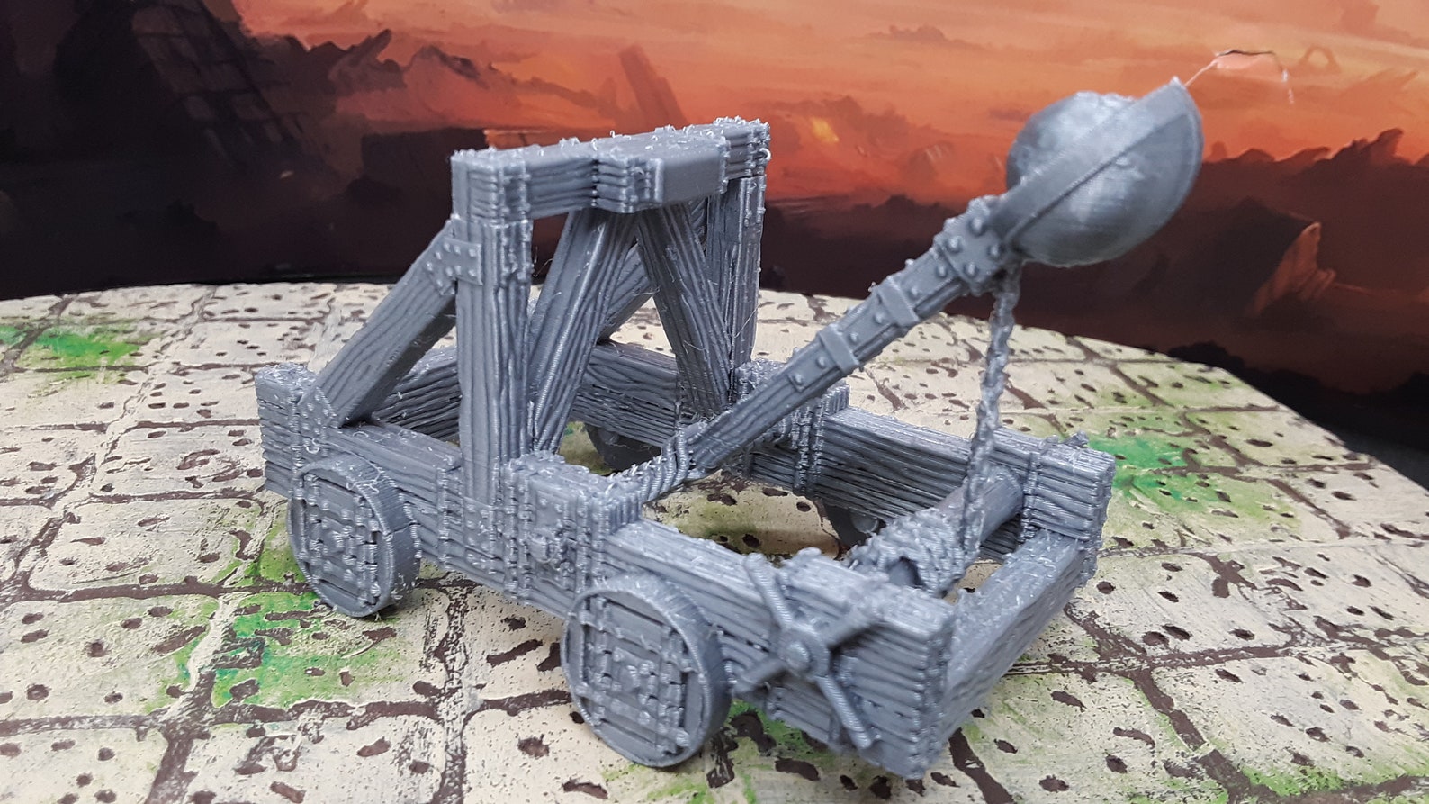 Catapult Mangonel Siege Weapon 28mm Scale Scatter Terrain 3D - Etsy